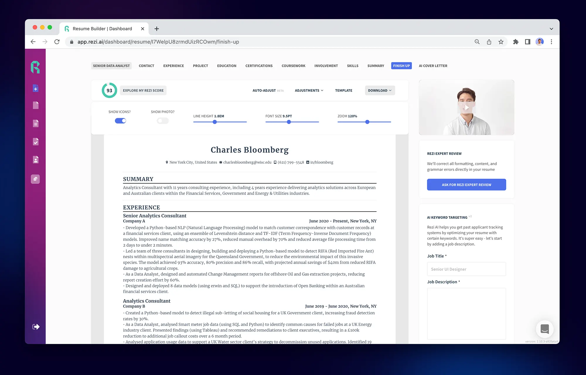 Rezi User Docs Font Size